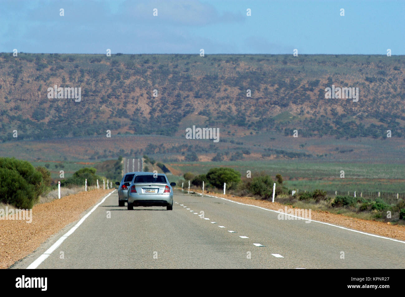 Australian straight line Stock Photo - Alamy