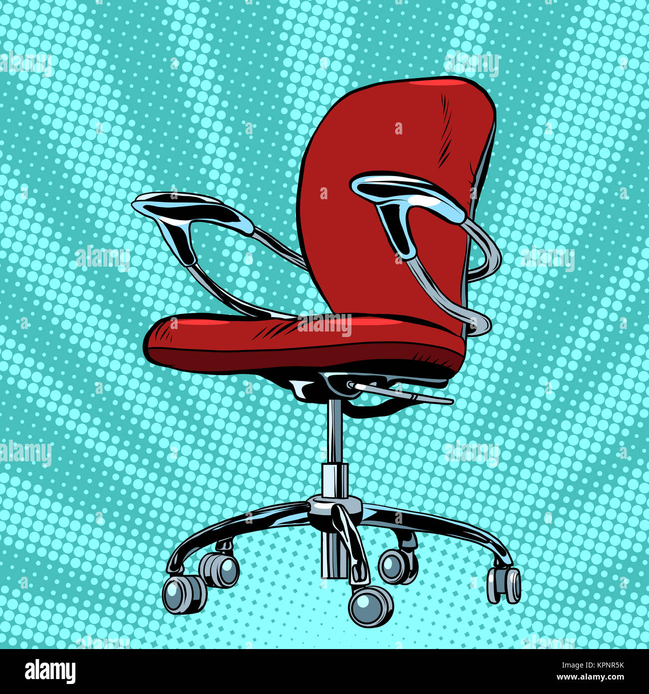 Modern vector office chair graphic Stock Photo - Alamy