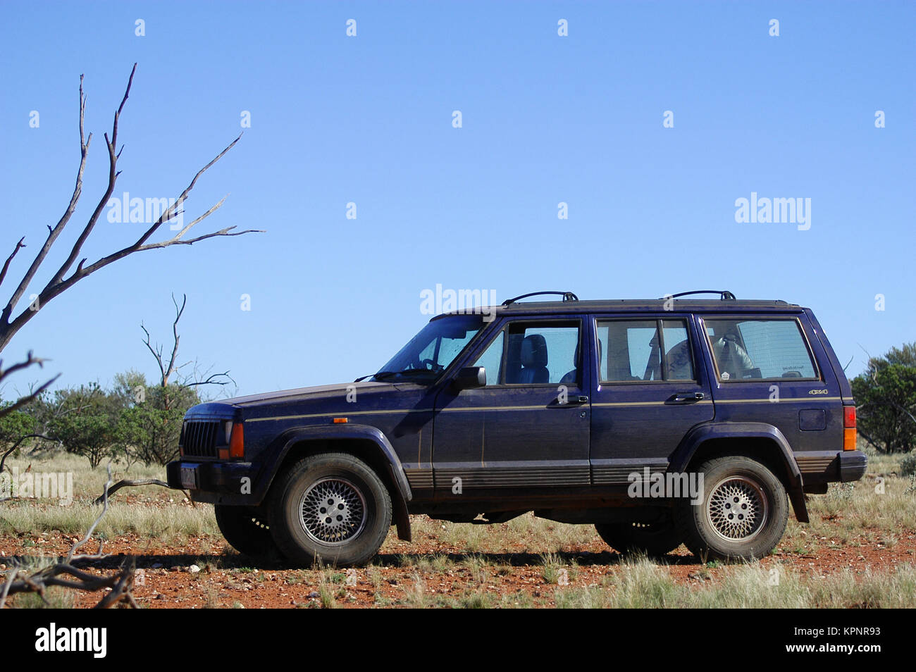 4x4 in the Australian bush Stock Photo - Alamy