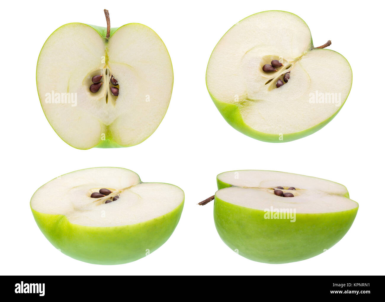 Fresh Green Apple Stock Photo - Alamy