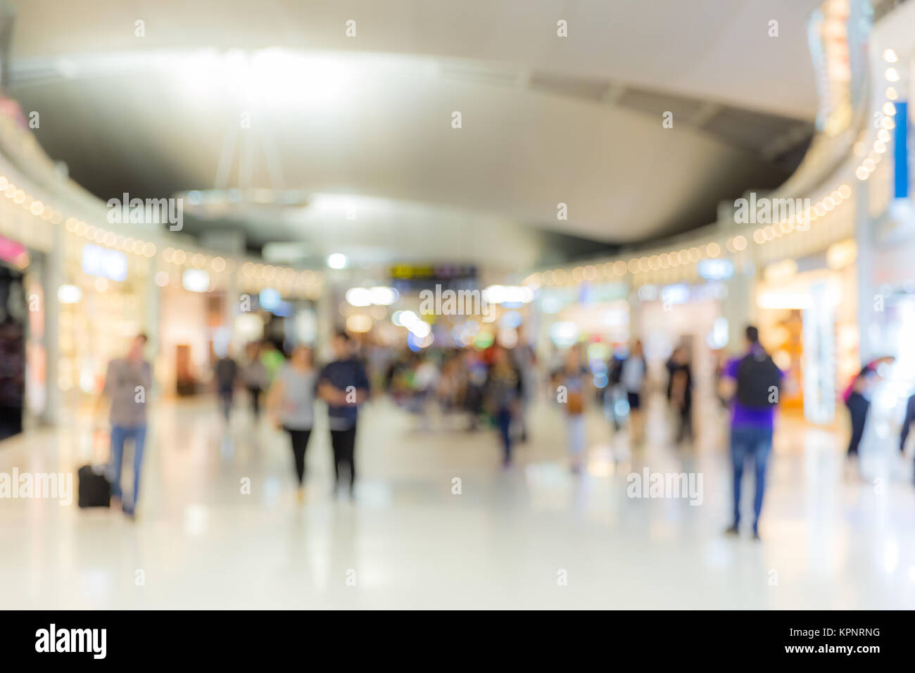 airport boarding area Blurred background Stock Photo - Alamy