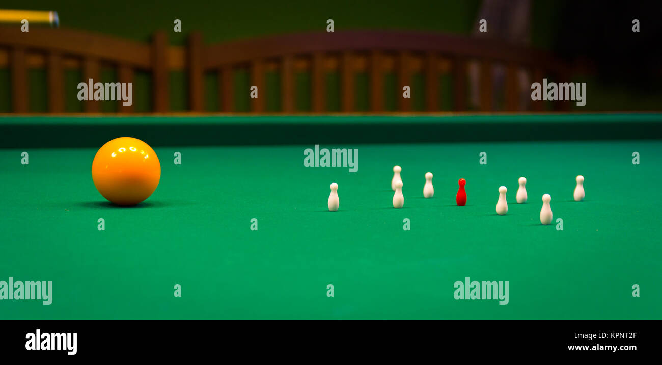 billiards, game of carom Stock Photo - Alamy