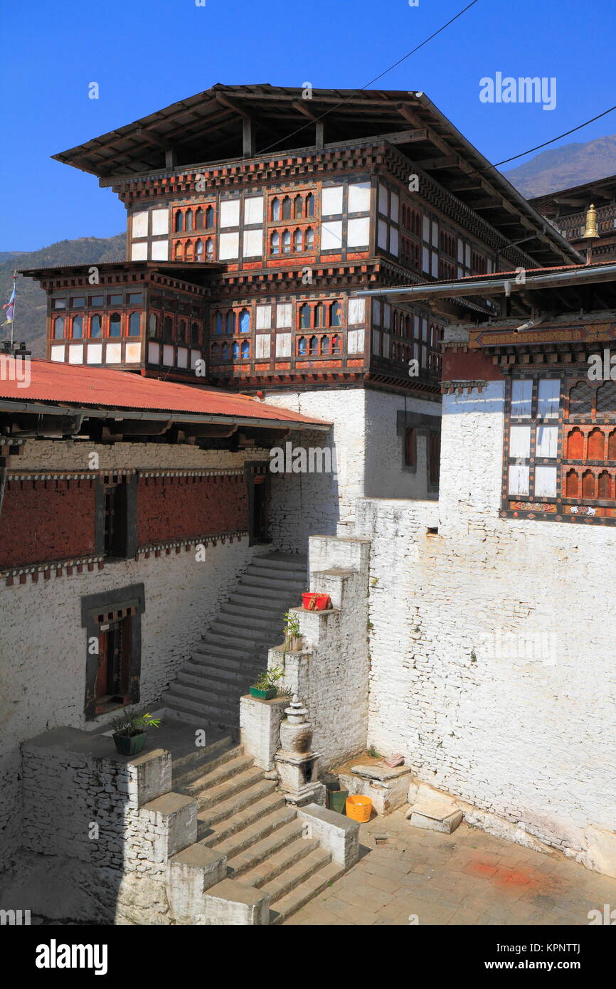 The Trongsa Dzong is the largest dzong fortress in Bhutan, located in ...