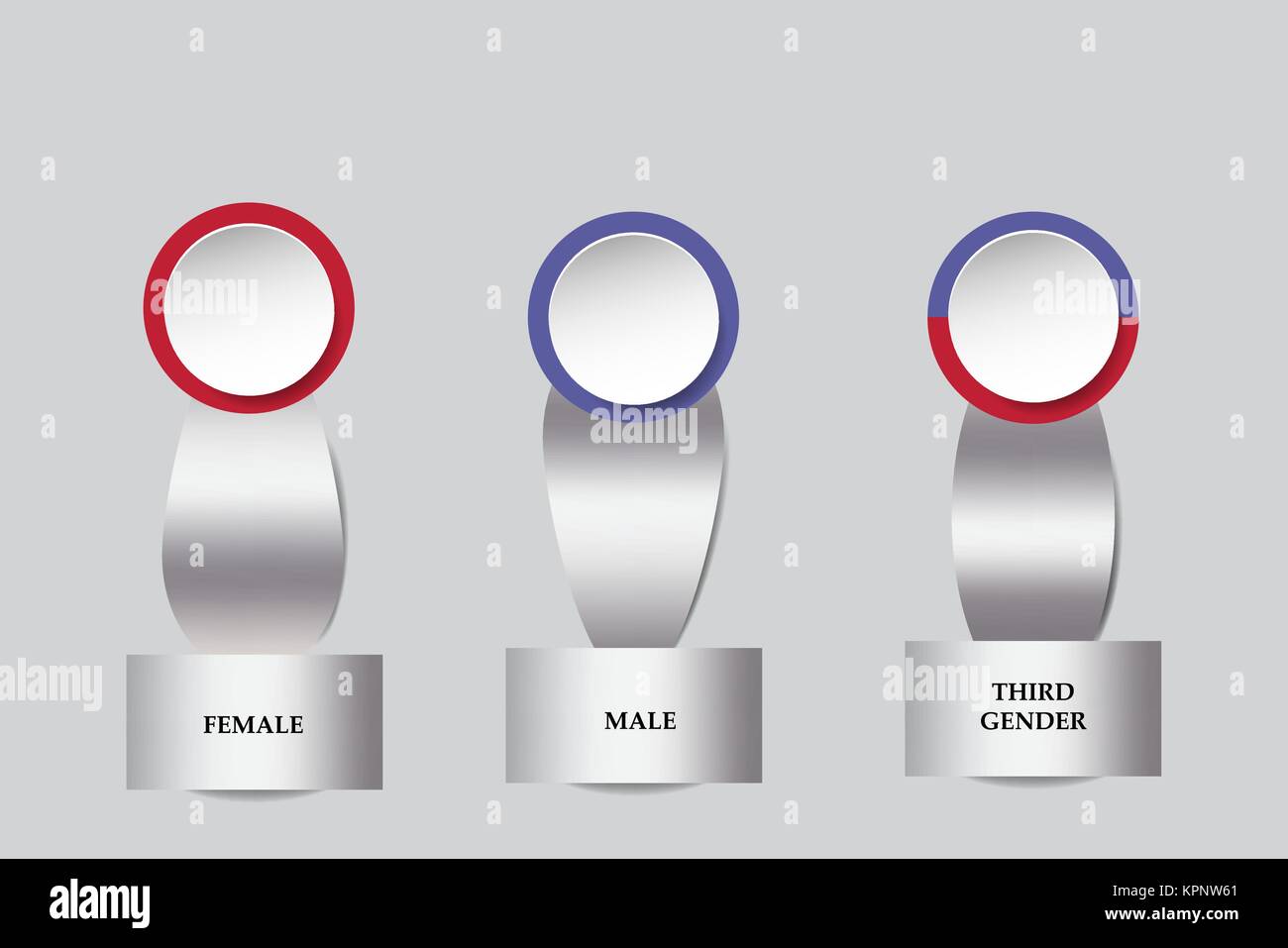 Third gender vector vectors hi-res stock photography and images - Alamy