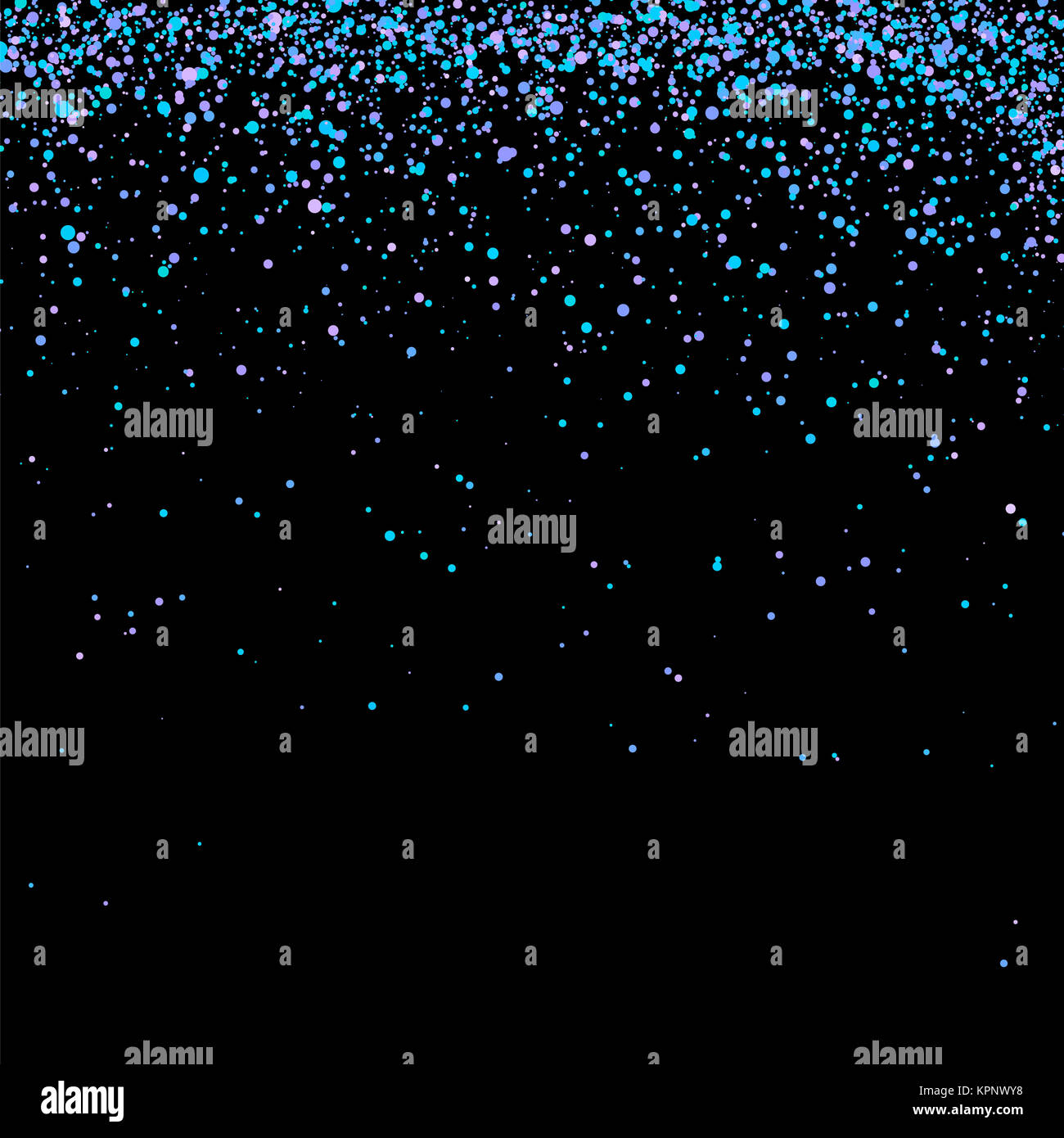 Blue Confetti Isolated Stock Photo - Alamy
