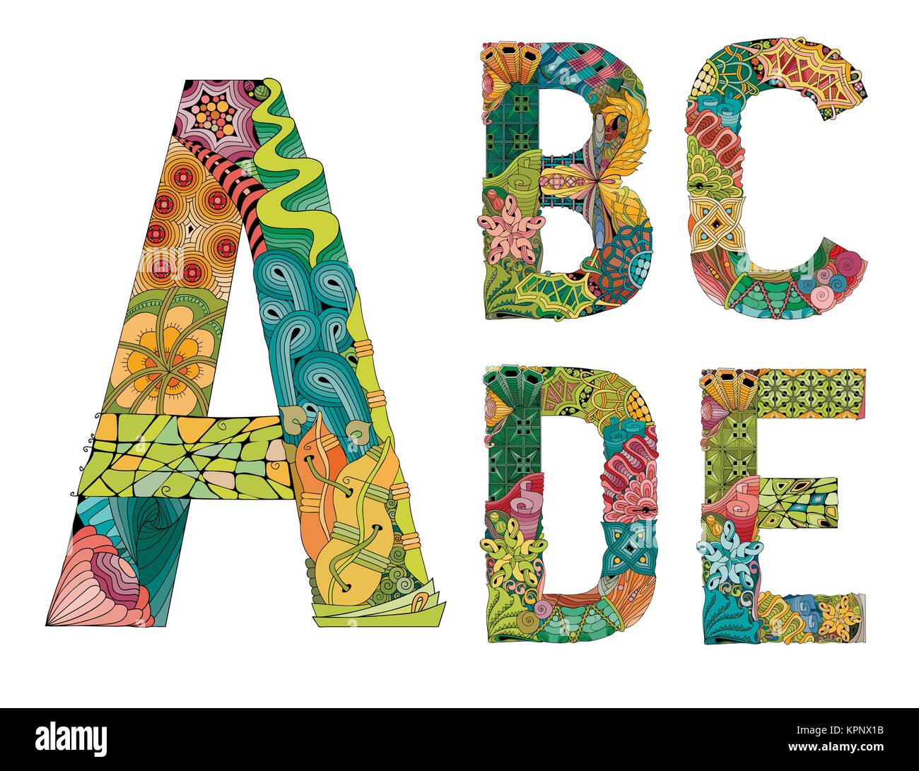 Child typing a letter Stock Vector Images - Alamy