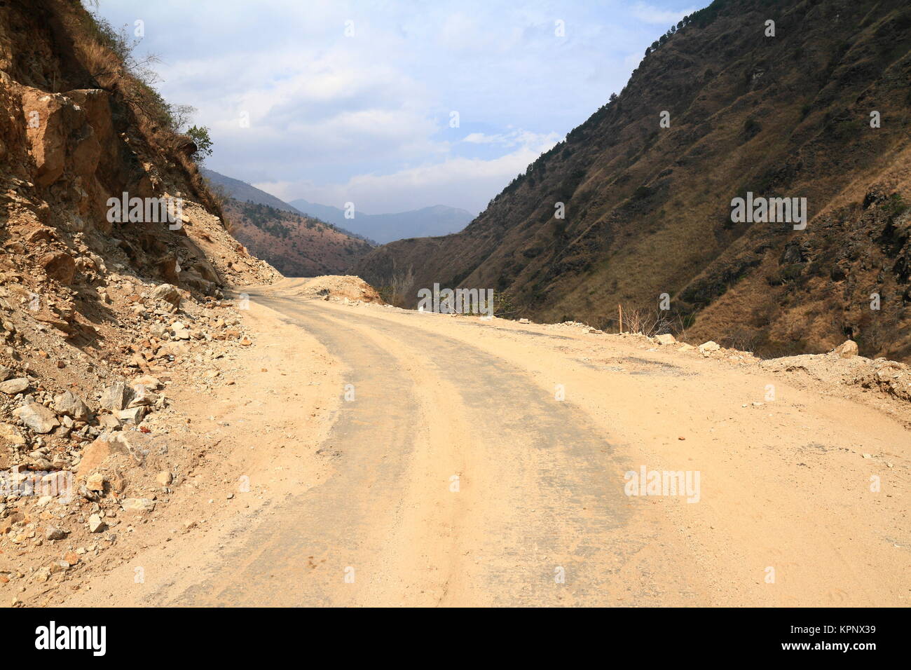 road in bhutan Stock Photo - Alamy