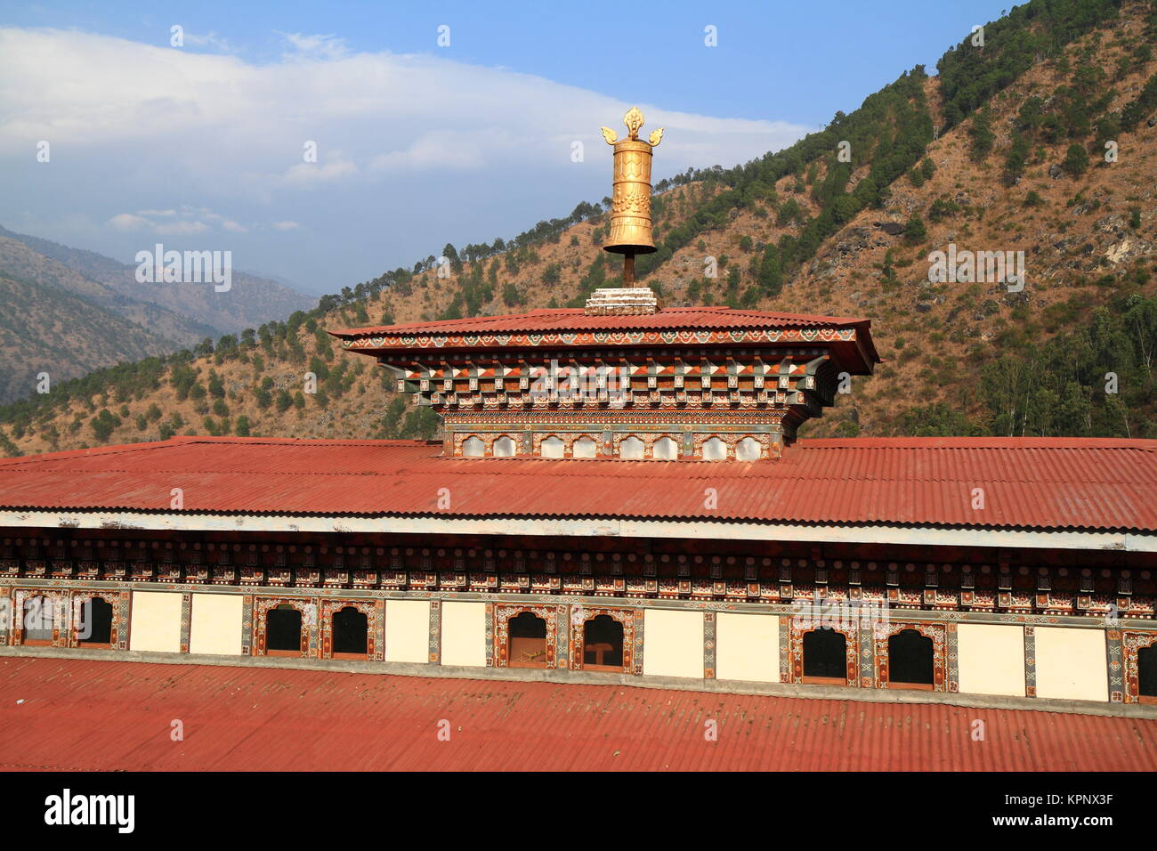 the trashigang dzong Stock Photo - Alamy