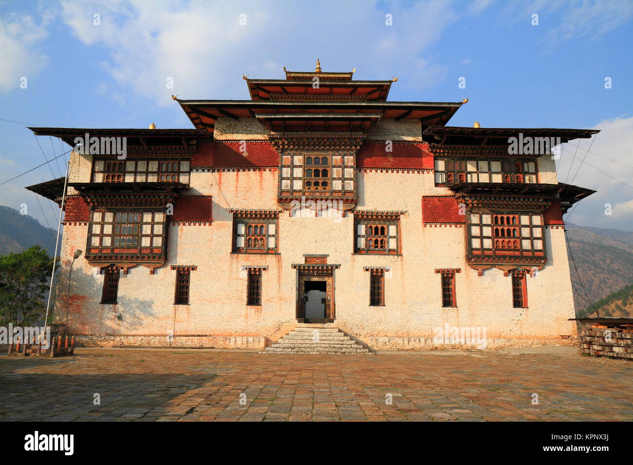 the trashigang dzong Stock Photo - Alamy