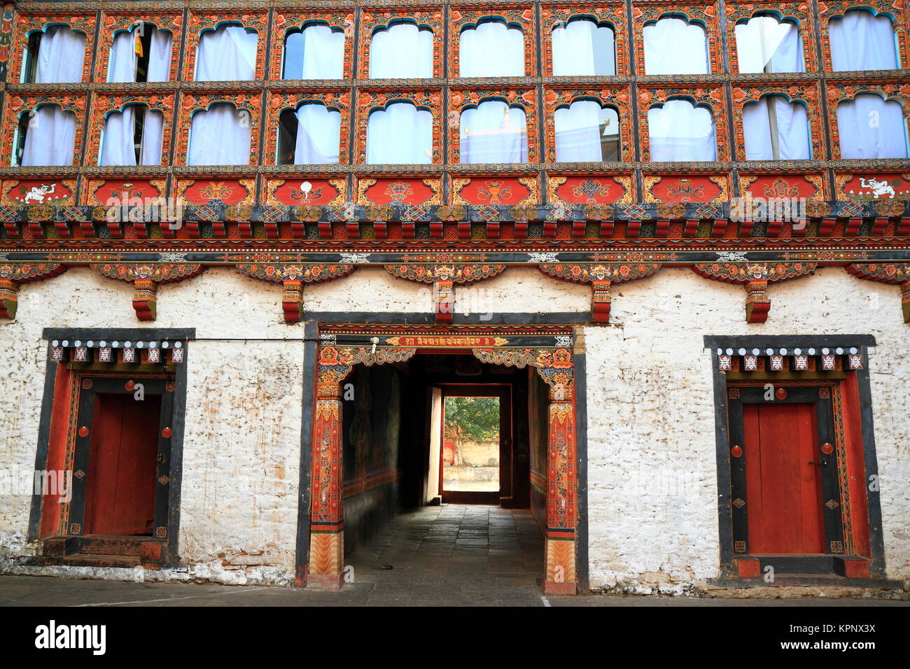 the trashigang dzong Stock Photo - Alamy