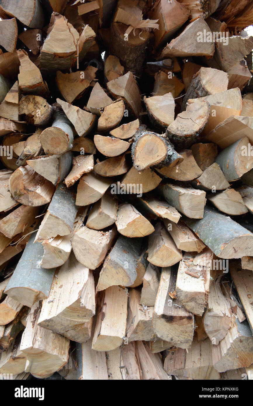 Closeup of logs Stock Photo - Alamy