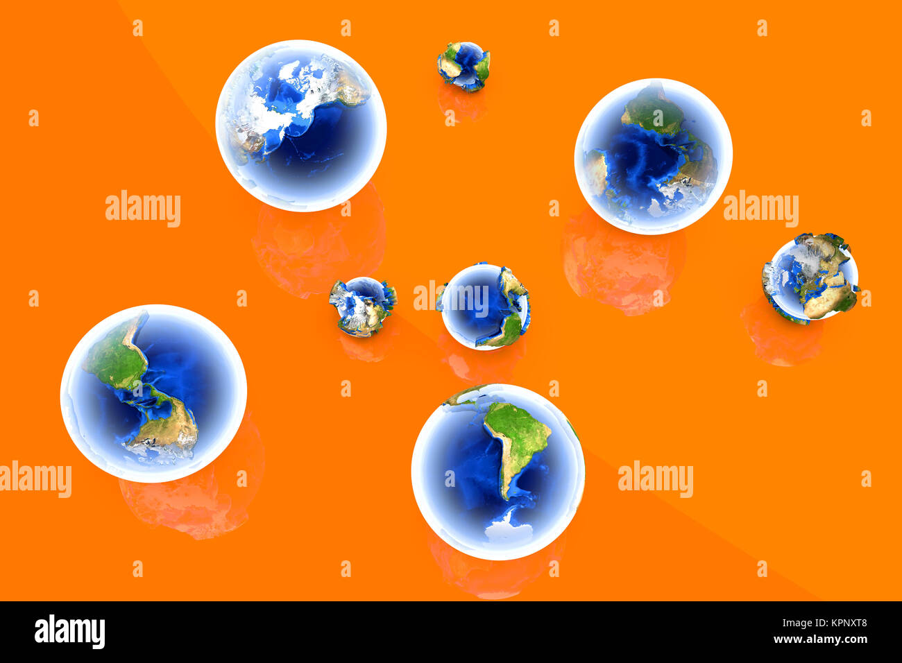 Globe at different angles hi-res stock photography and images - Alamy