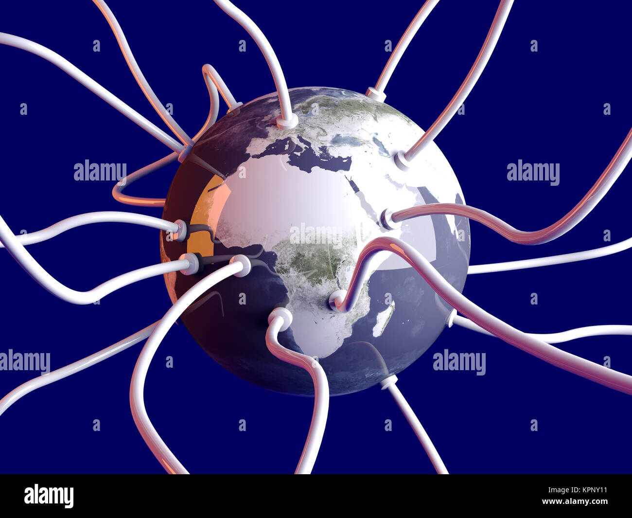 3D rendered Illustration. Texture from NASA public domain Images ...