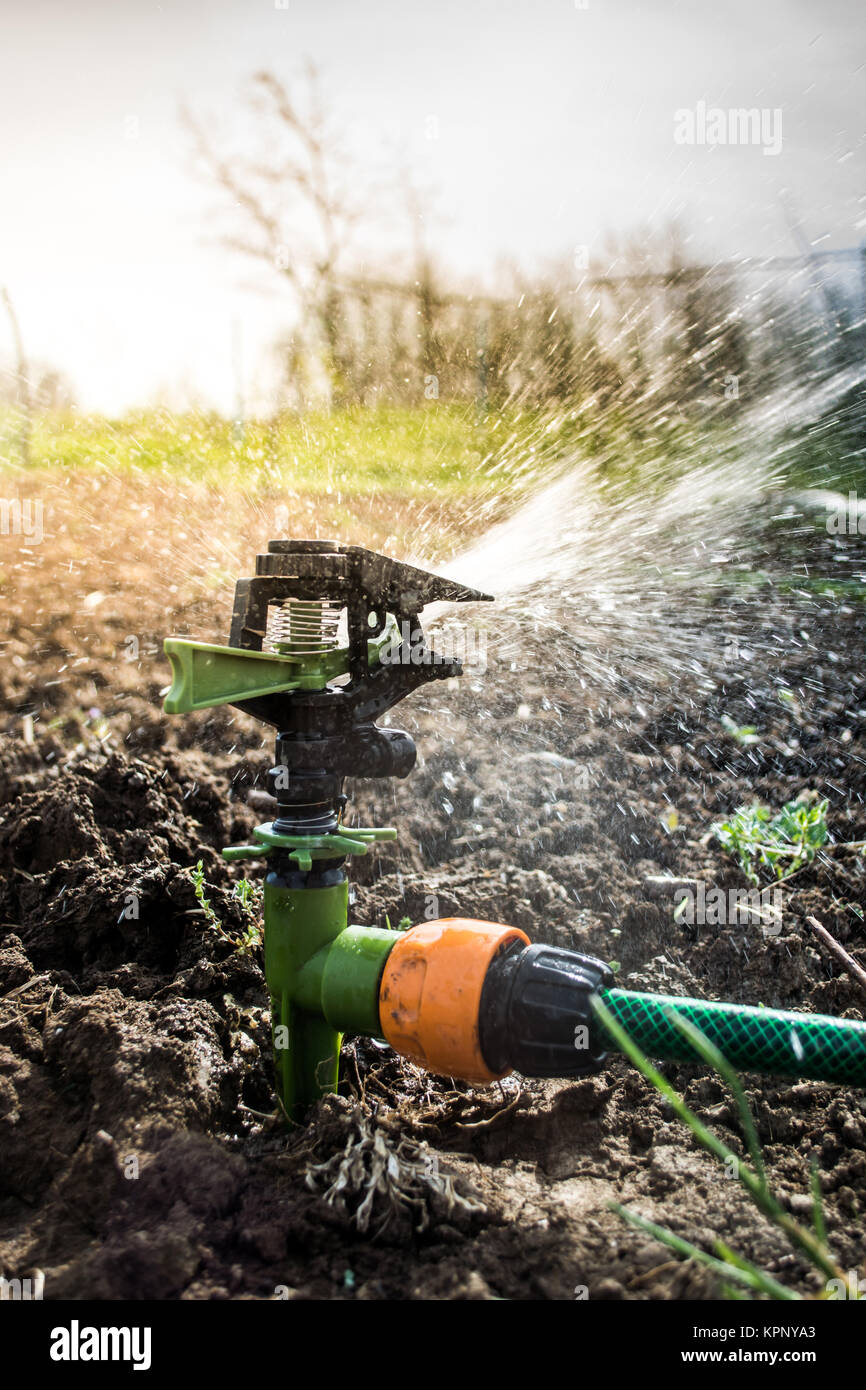 Closeup of sprinkler Stock Photo - Alamy