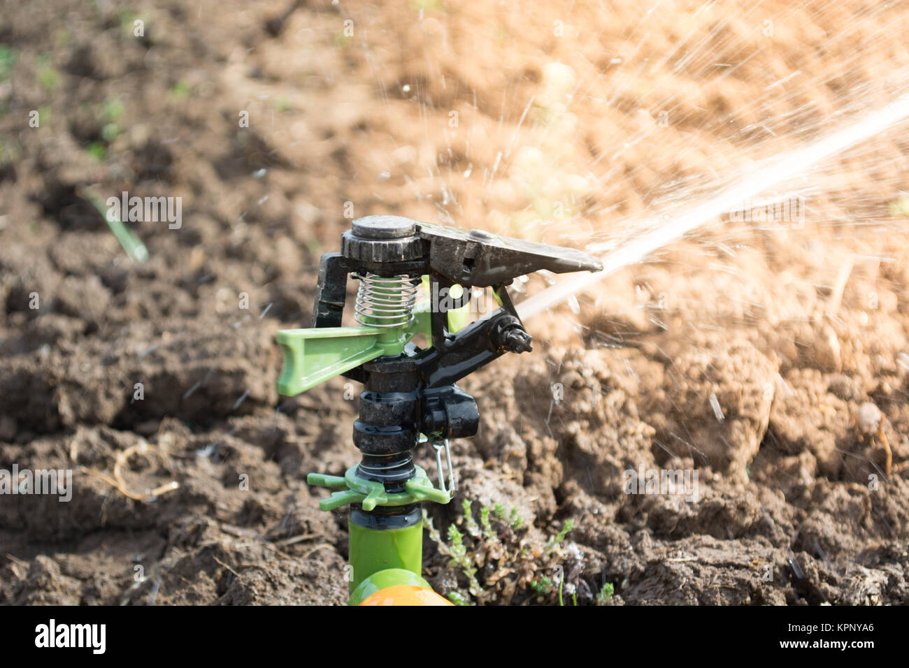 Closeup of sprinkler Stock Photo - Alamy