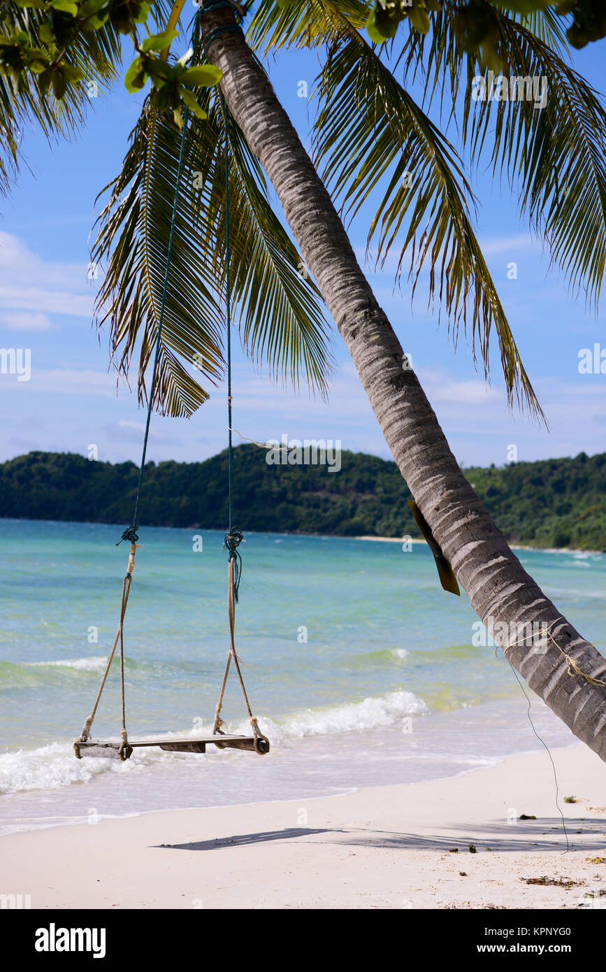 swing at beach Stock Photo - Alamy