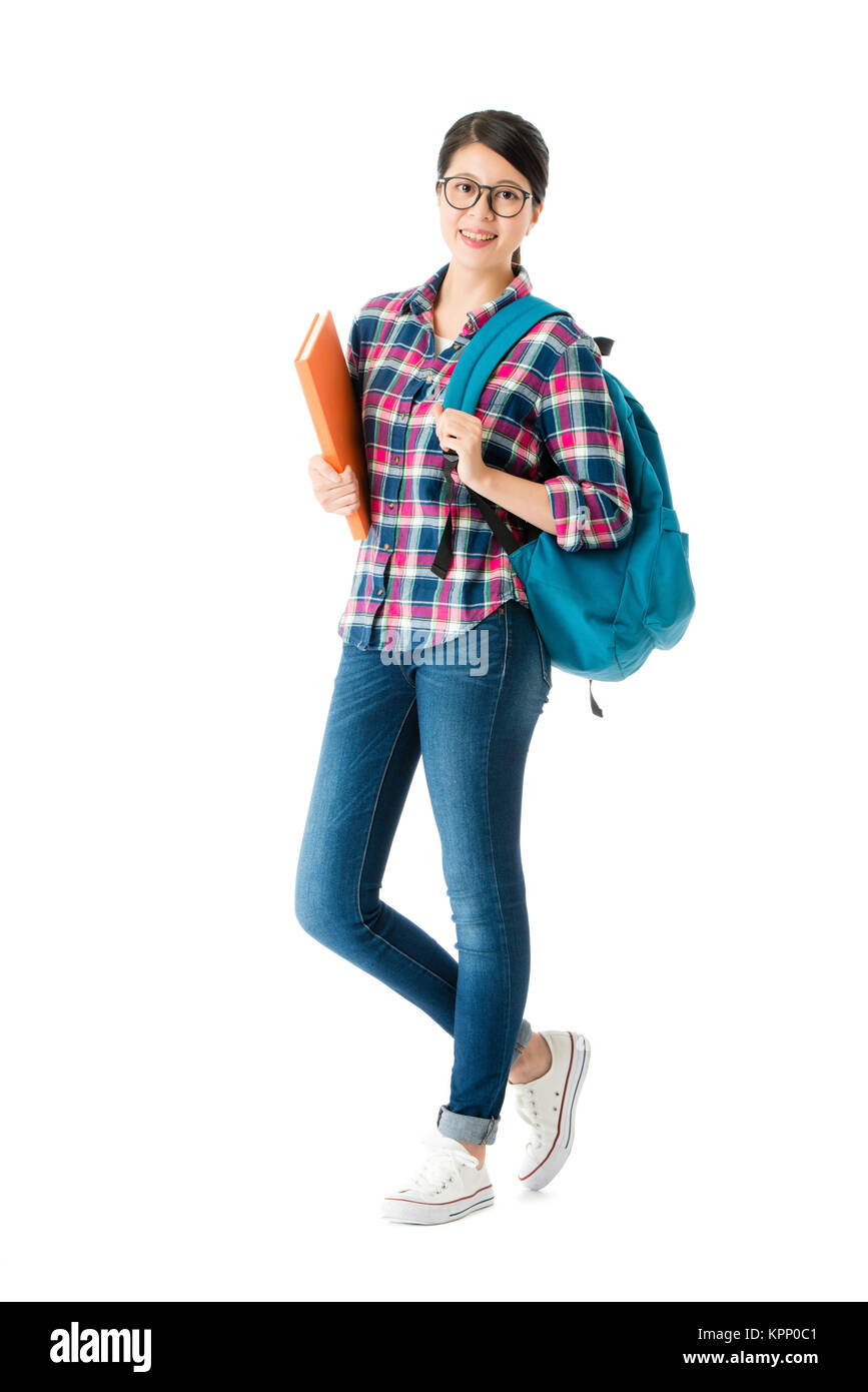 College Student Carrying Books