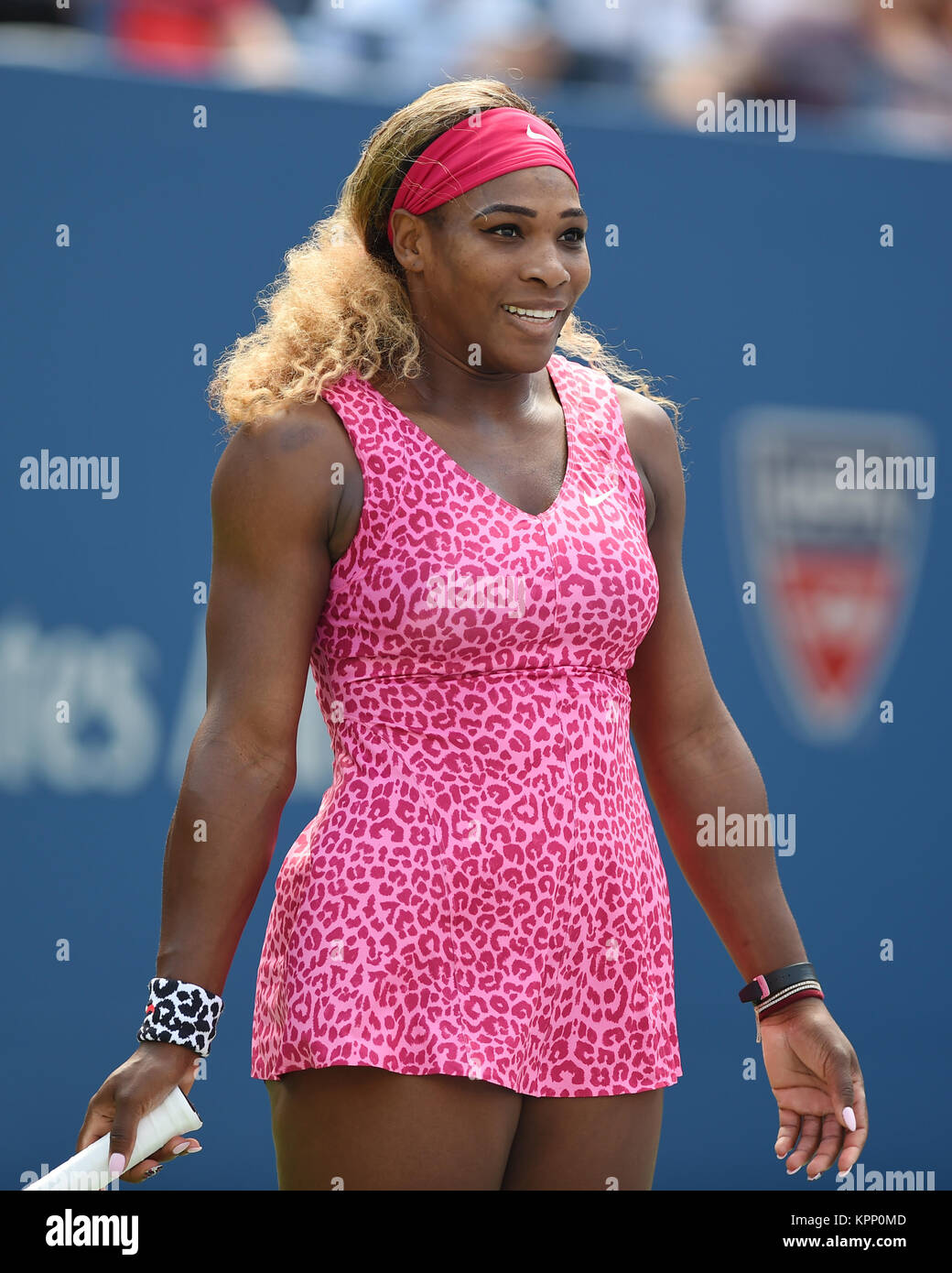 FLUSHING NY- AUGUST 28: Serena Williams Vs Vania King, Day Four of the ...
