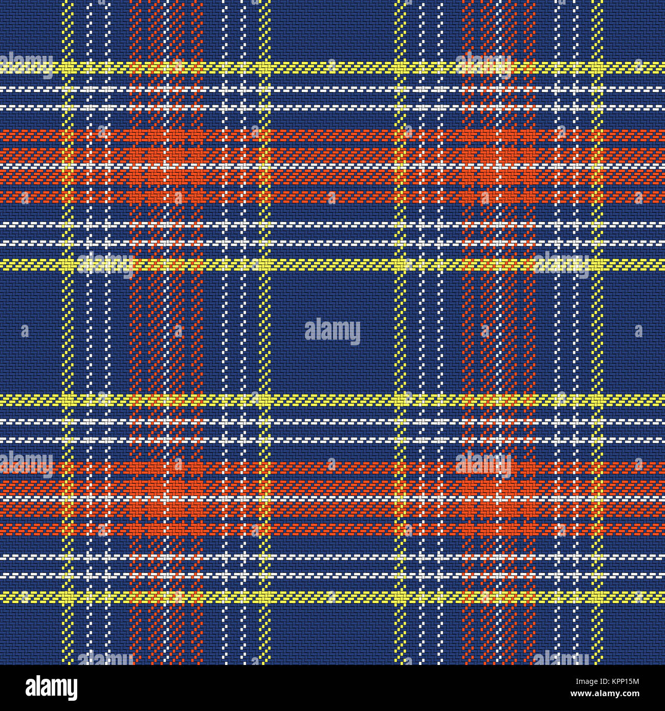 Blue yellow red tartan hi-res stock photography and images - Alamy