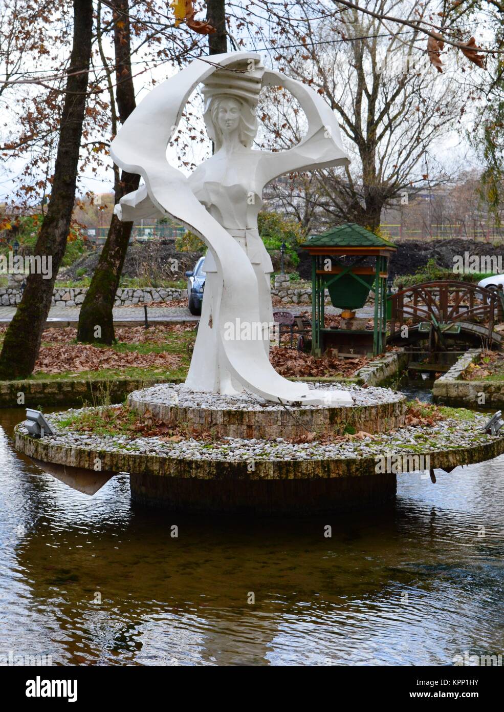 a monument at the source of the river Stock Photo - Alamy
