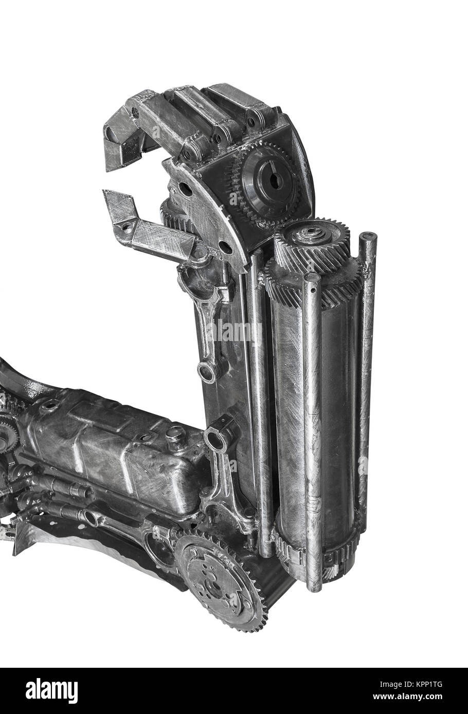 From human to cyborg Cut Out Stock Images & Pictures - Alamy