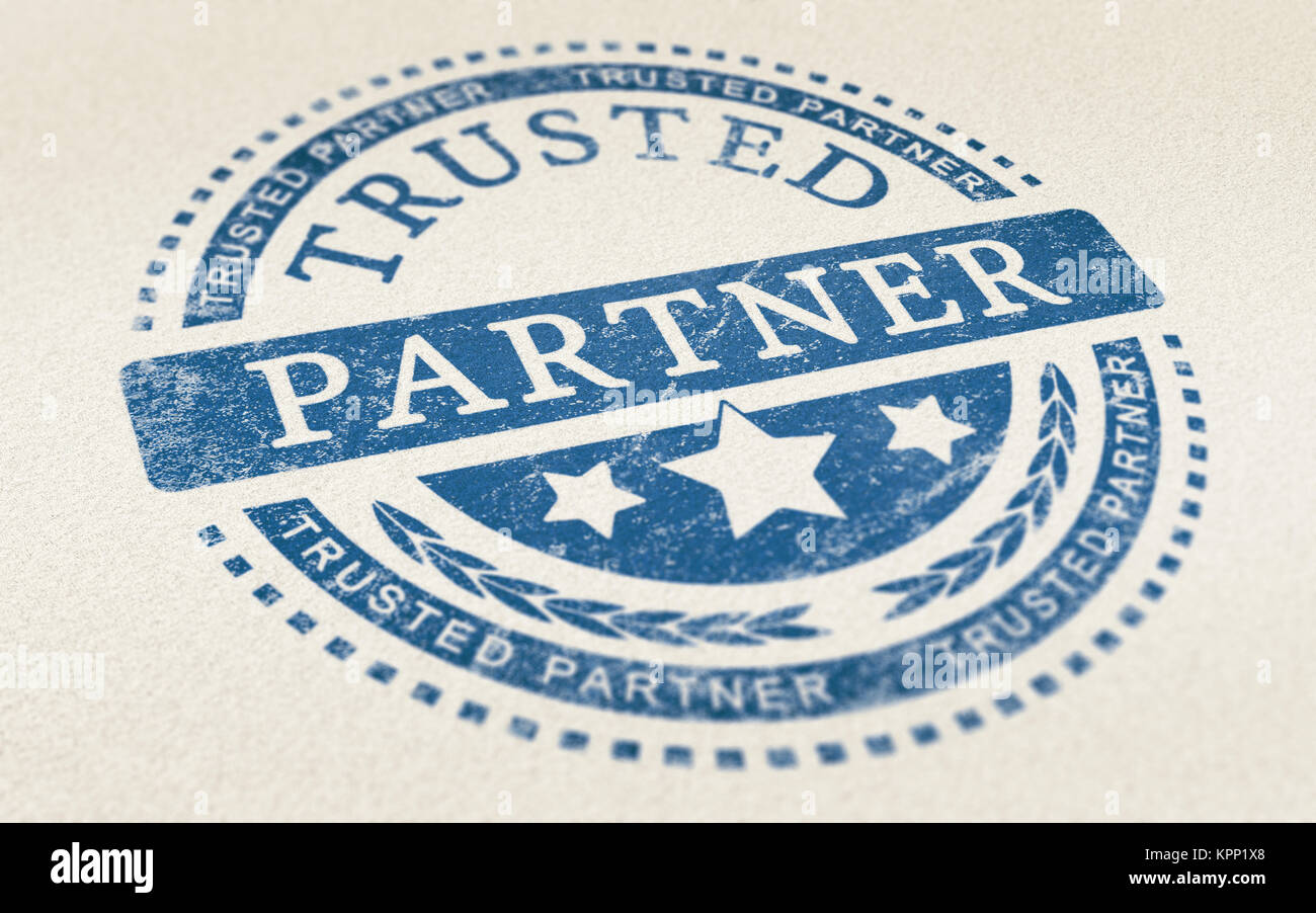 Trust in Business Partnership Background Stock Photo - Alamy