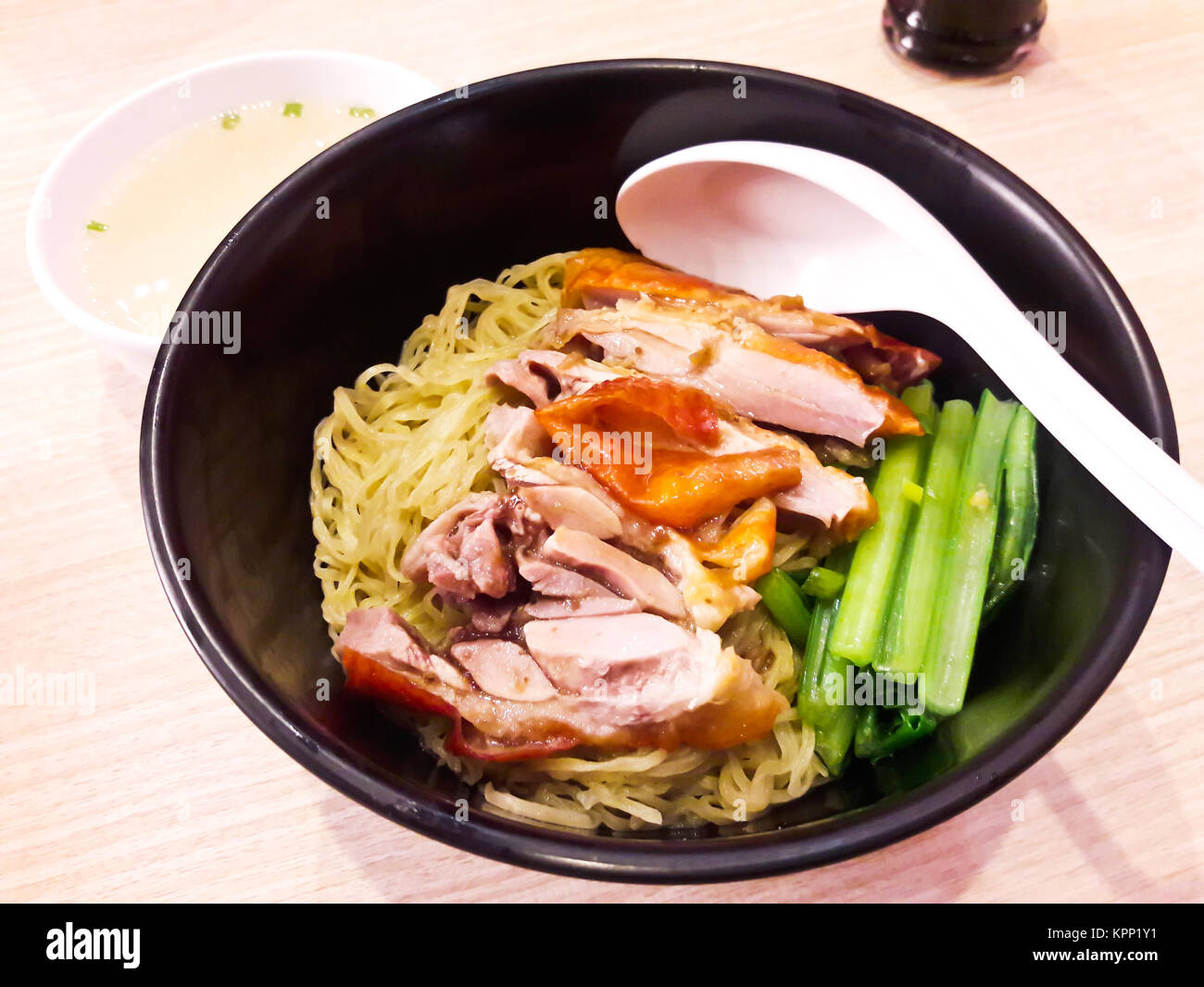 Asian Peking Duck noodle Stock Photo - Alamy