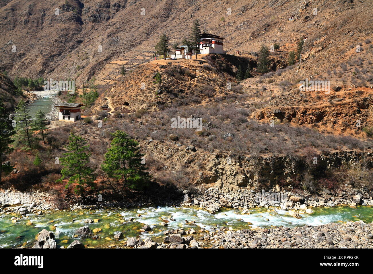 Small temple on the mountain Stock Photo - Alamy