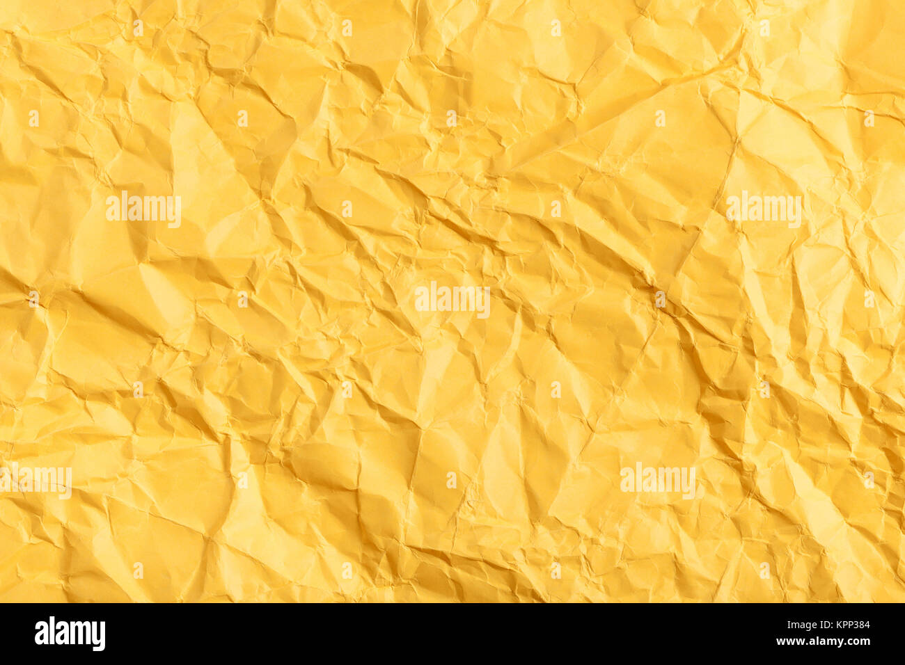 Background From Yellow Crumpled Paper Stock Photo - Alamy