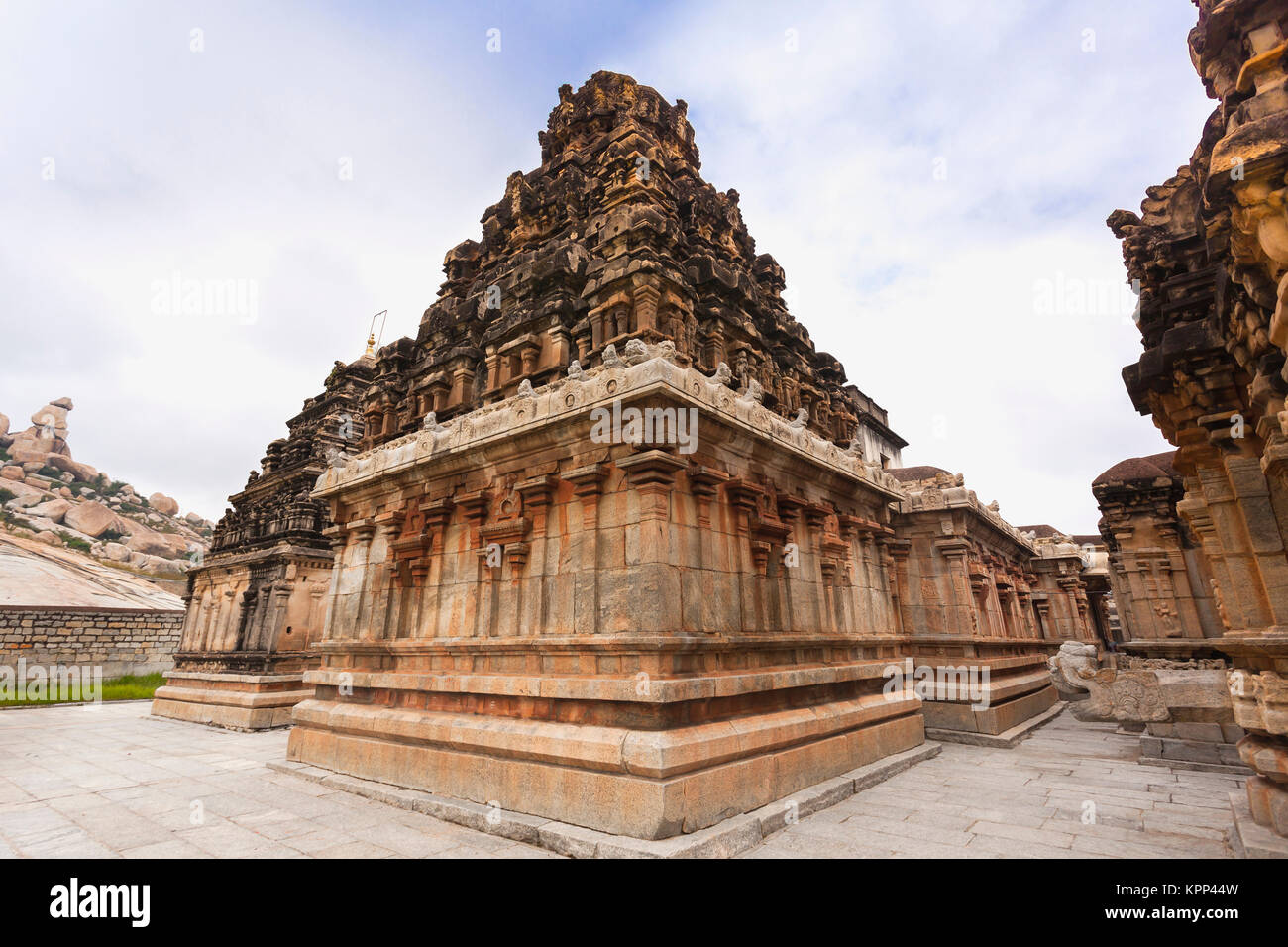 Asia, India, Karnataka, Avani, Ramalingeshwara Temple Stock Photo - Alamy