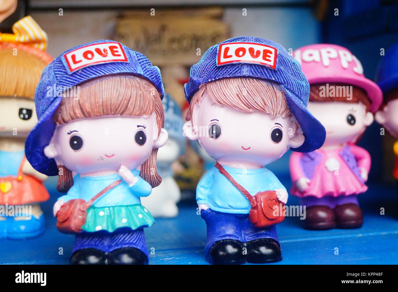 Small doll toys, with various shapes, witty and interesting. There are ...
