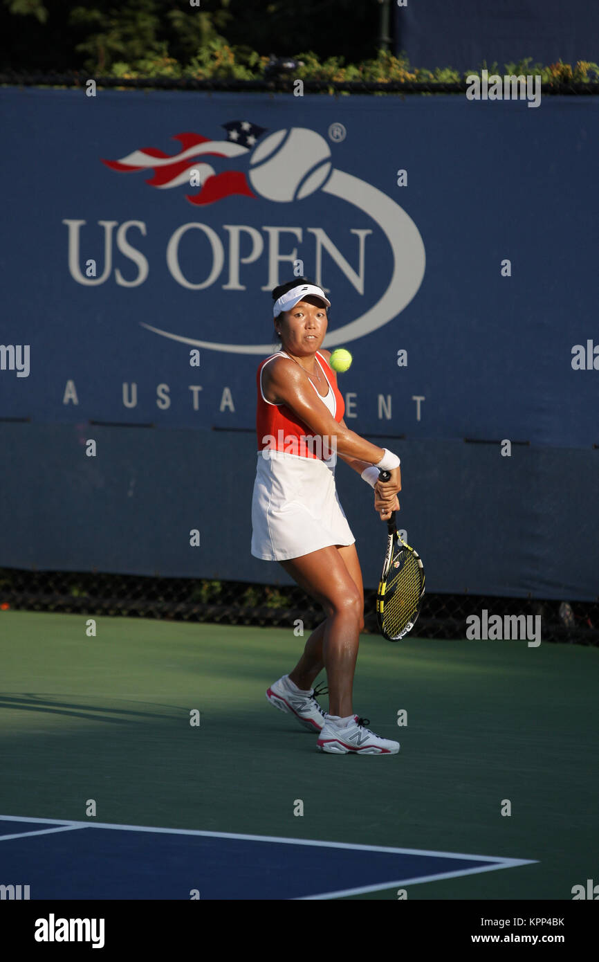 FLUSHING NY- AUGUST: Vania King, at the 2014 US Open at the USTA Billie ...