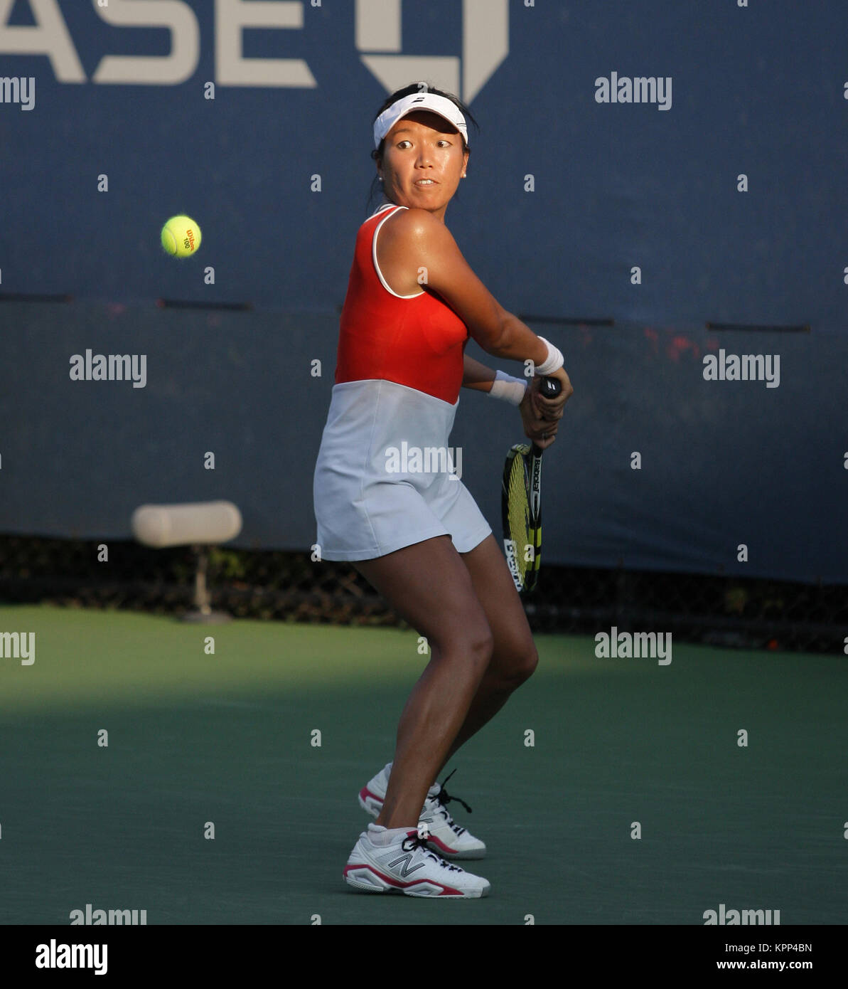 FLUSHING NY- AUGUST: Vania King, at the 2014 US Open at the USTA Billie ...