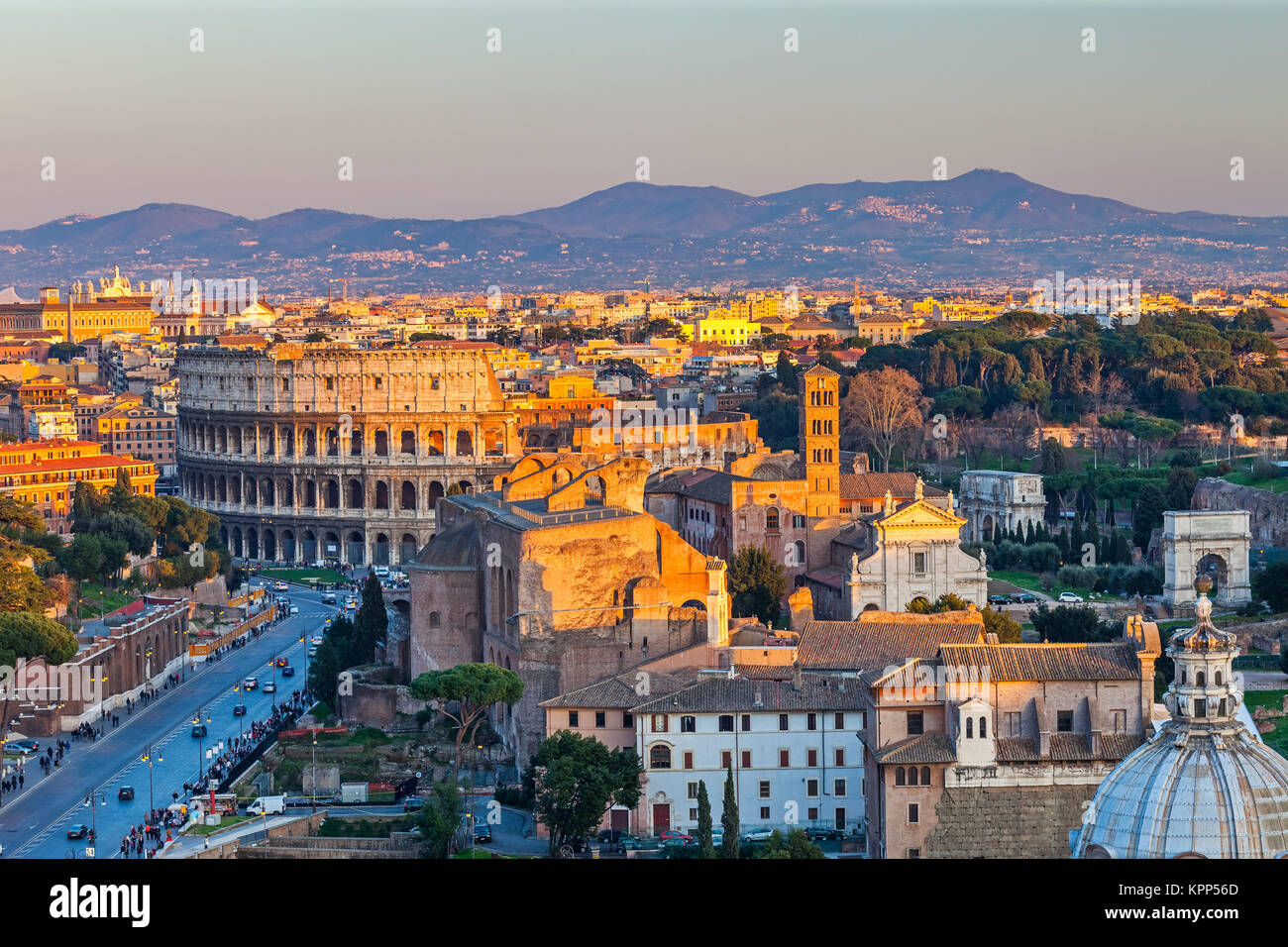Rome colosseo aerial hi-res stock photography and images - Alamy