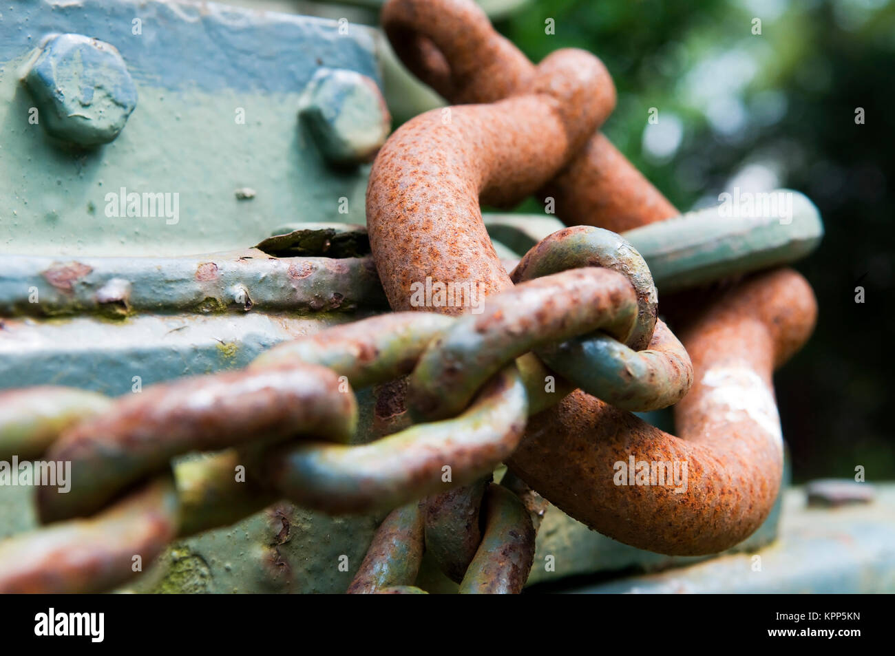 Old Rusty Chain Stock Photo - Alamy