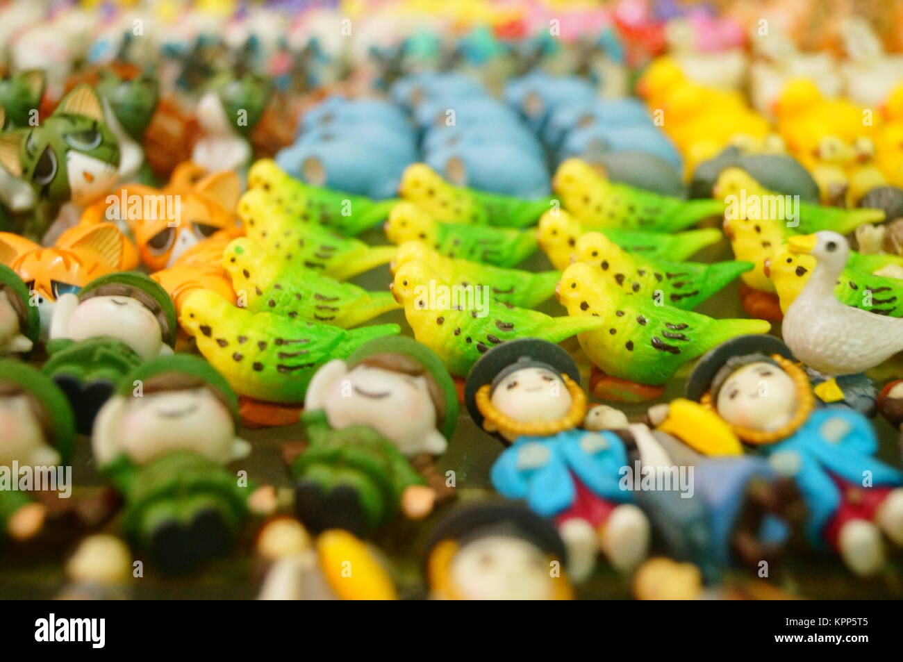 Small doll toys, with various shapes, witty and interesting. There are ...