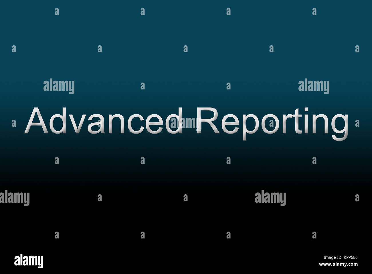 Advanced Reporting concept Stock Photo - Alamy