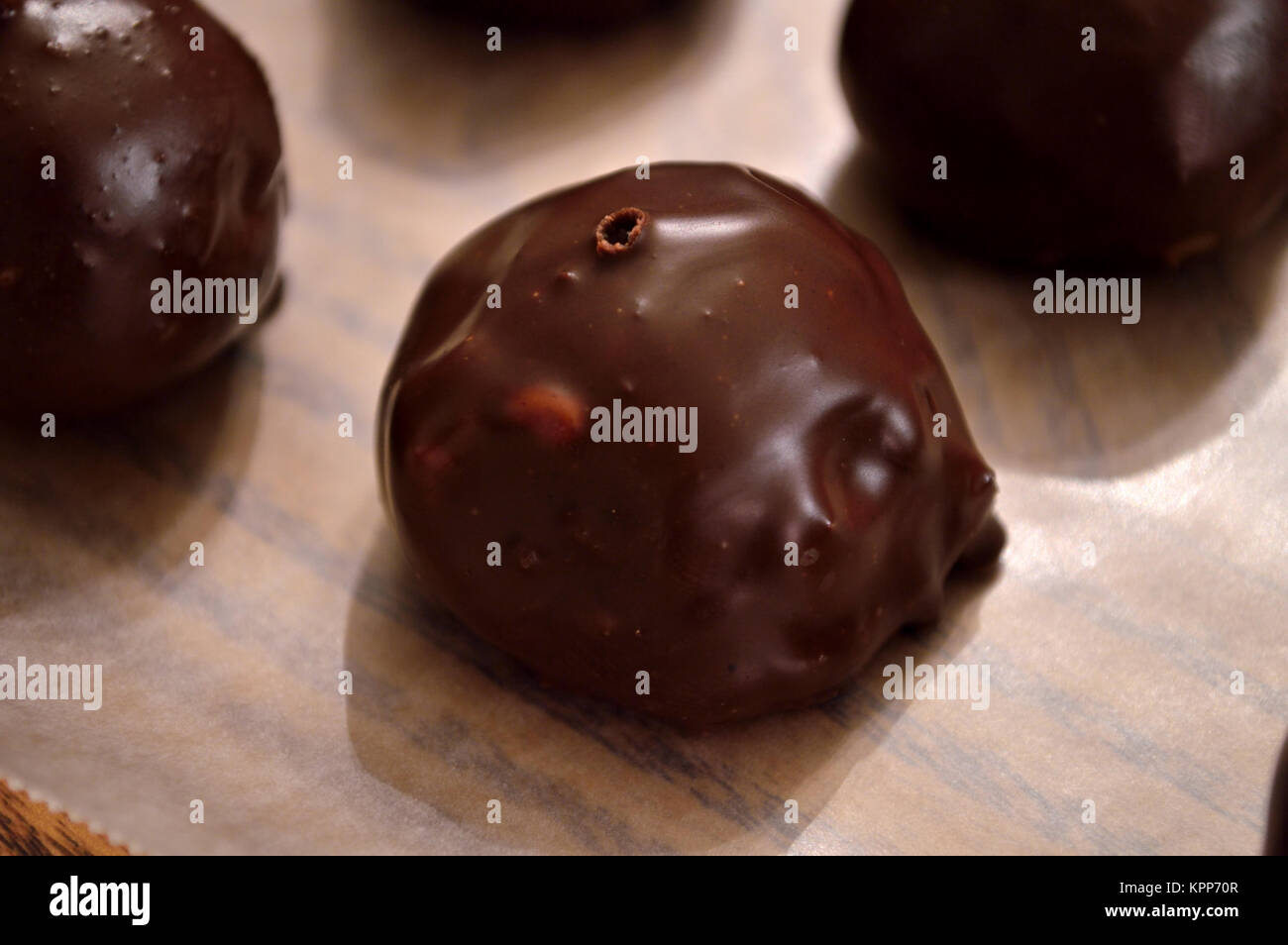 Chocolate Bon-bon candy Stock Photo - Alamy