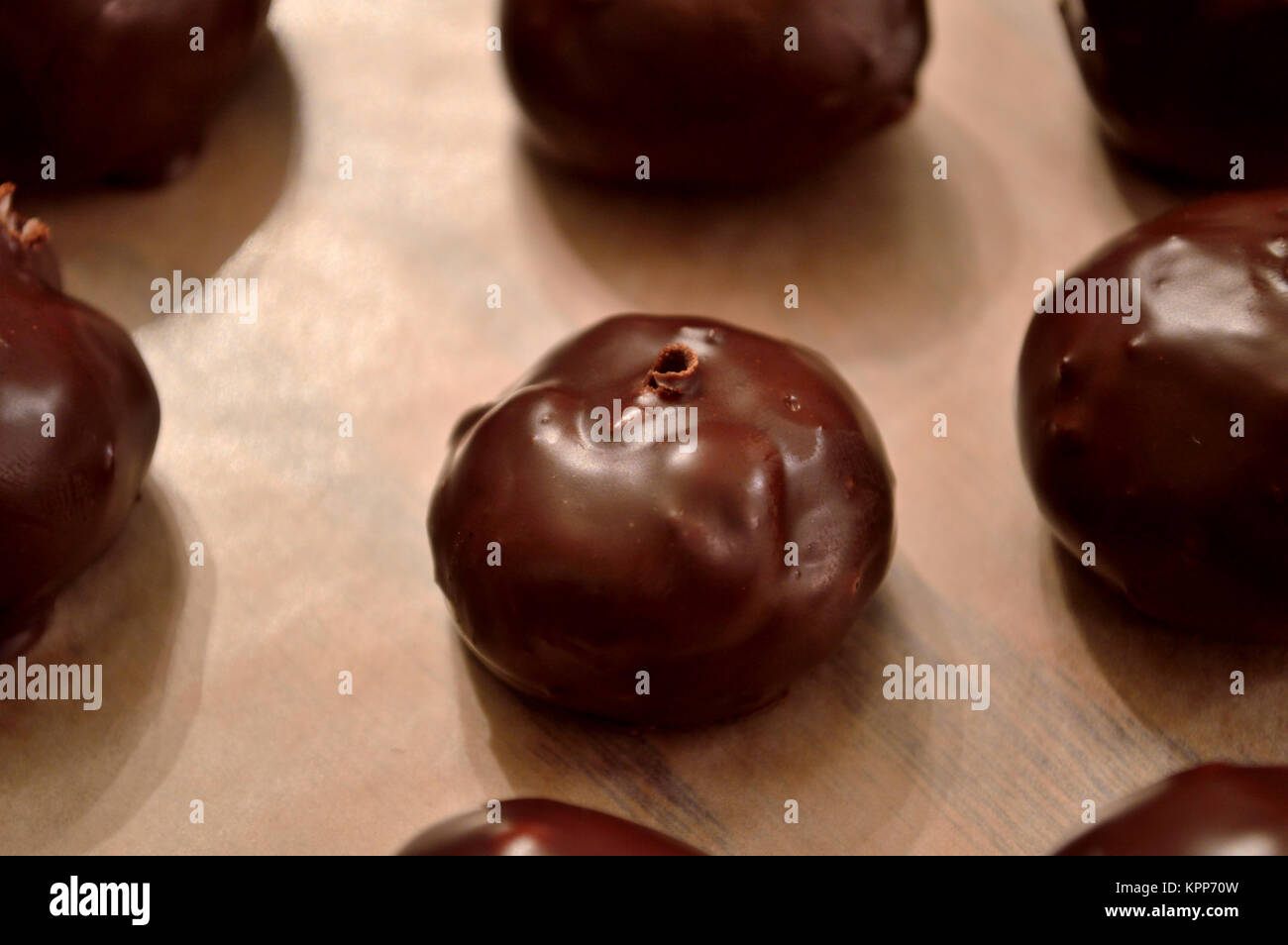 Chocolate Bon-bon candy Stock Photo - Alamy