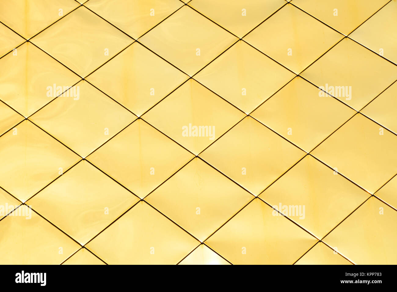 Golden metal panels texture background Stock Photo - Alamy