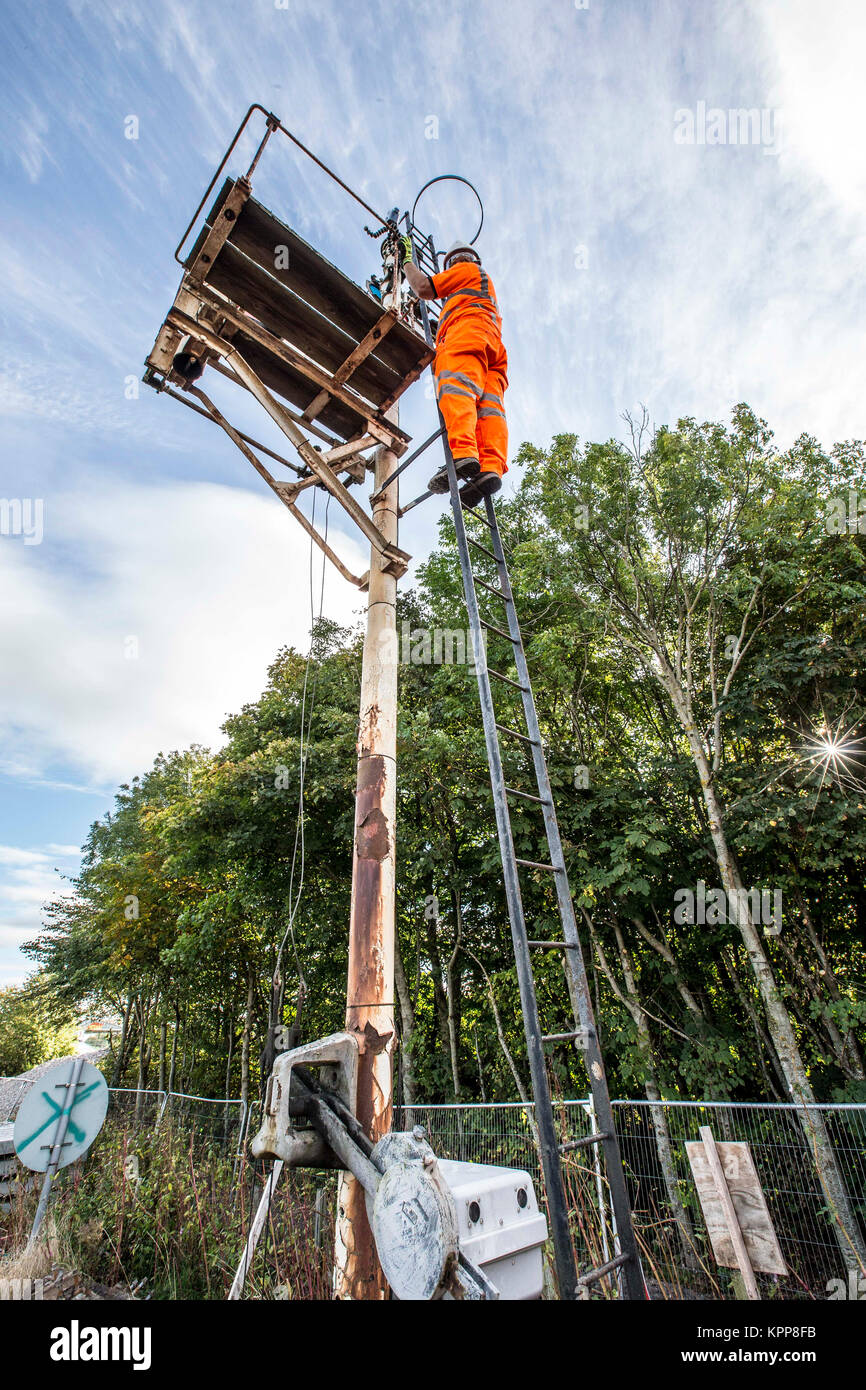 Railway signal light box hi-res stock photography and images - Alamy