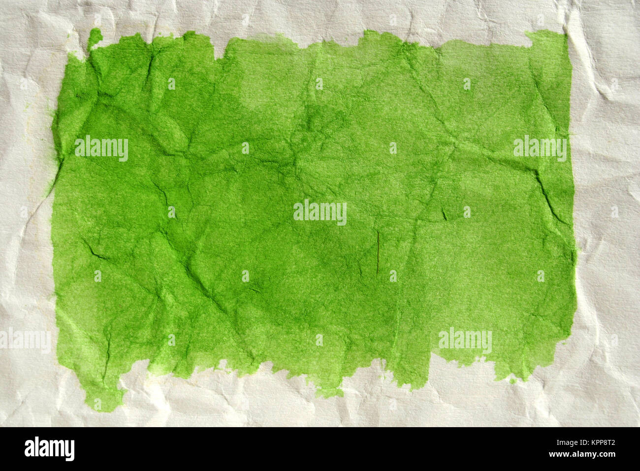 green color painted paper abstract artwork Stock Photo - Alamy