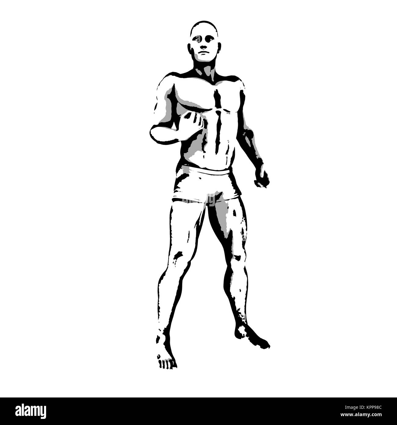 Comic Book Hero Pose Stock Photo - Alamy