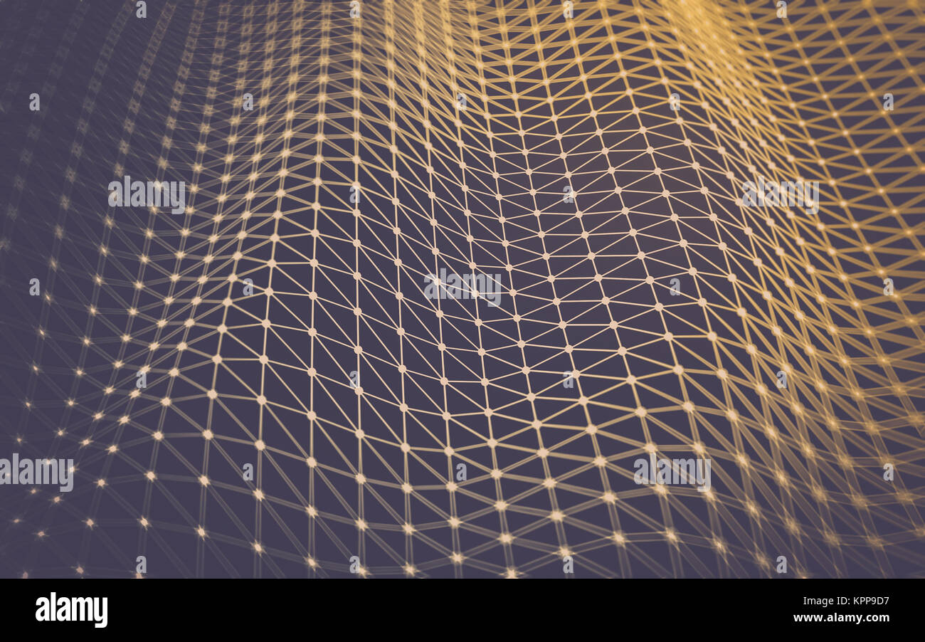 Abstract polygonal space low poly dark background Stock Photo - Alamy