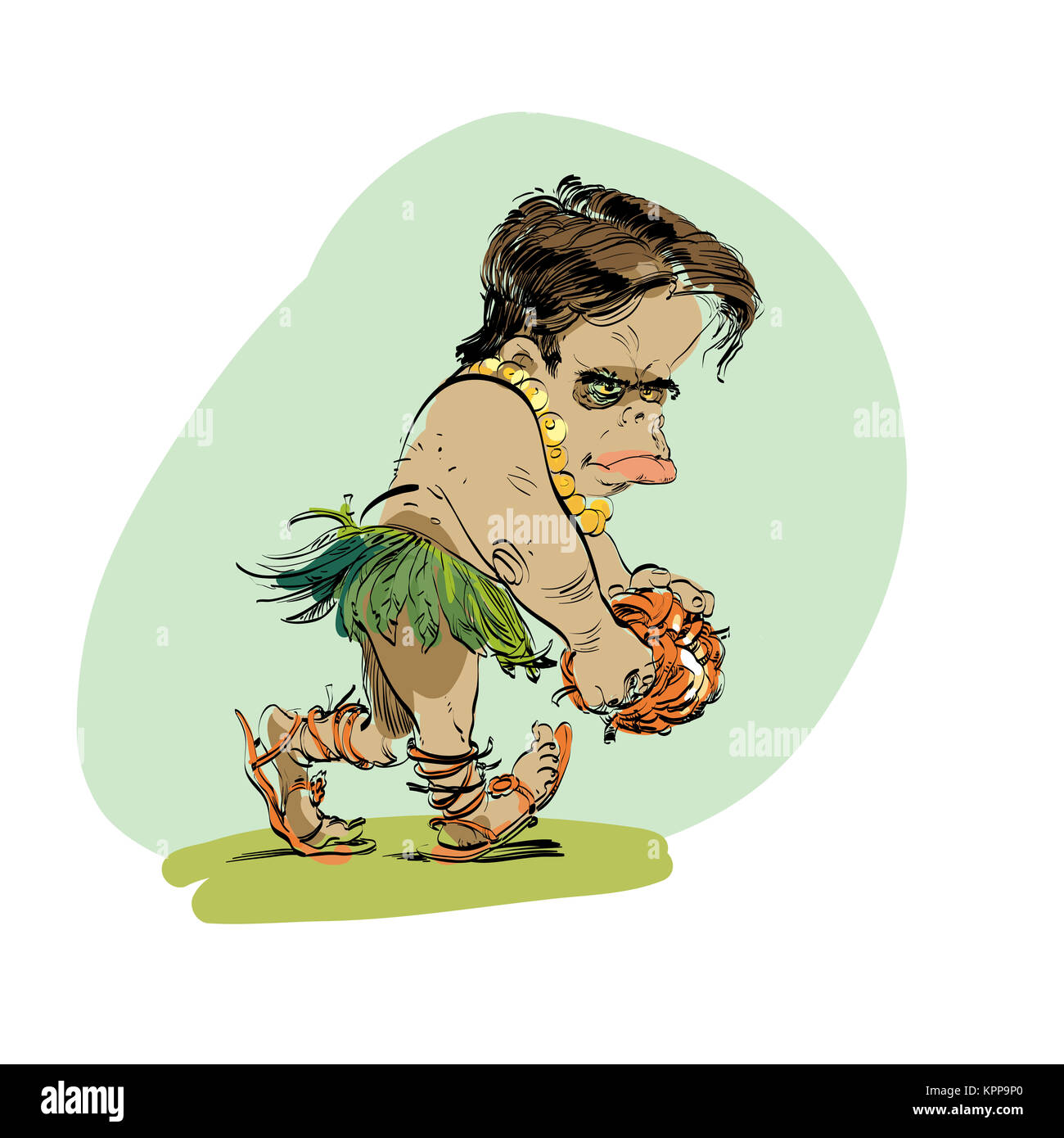 The evolution of primitive man Stock Photo - Alamy