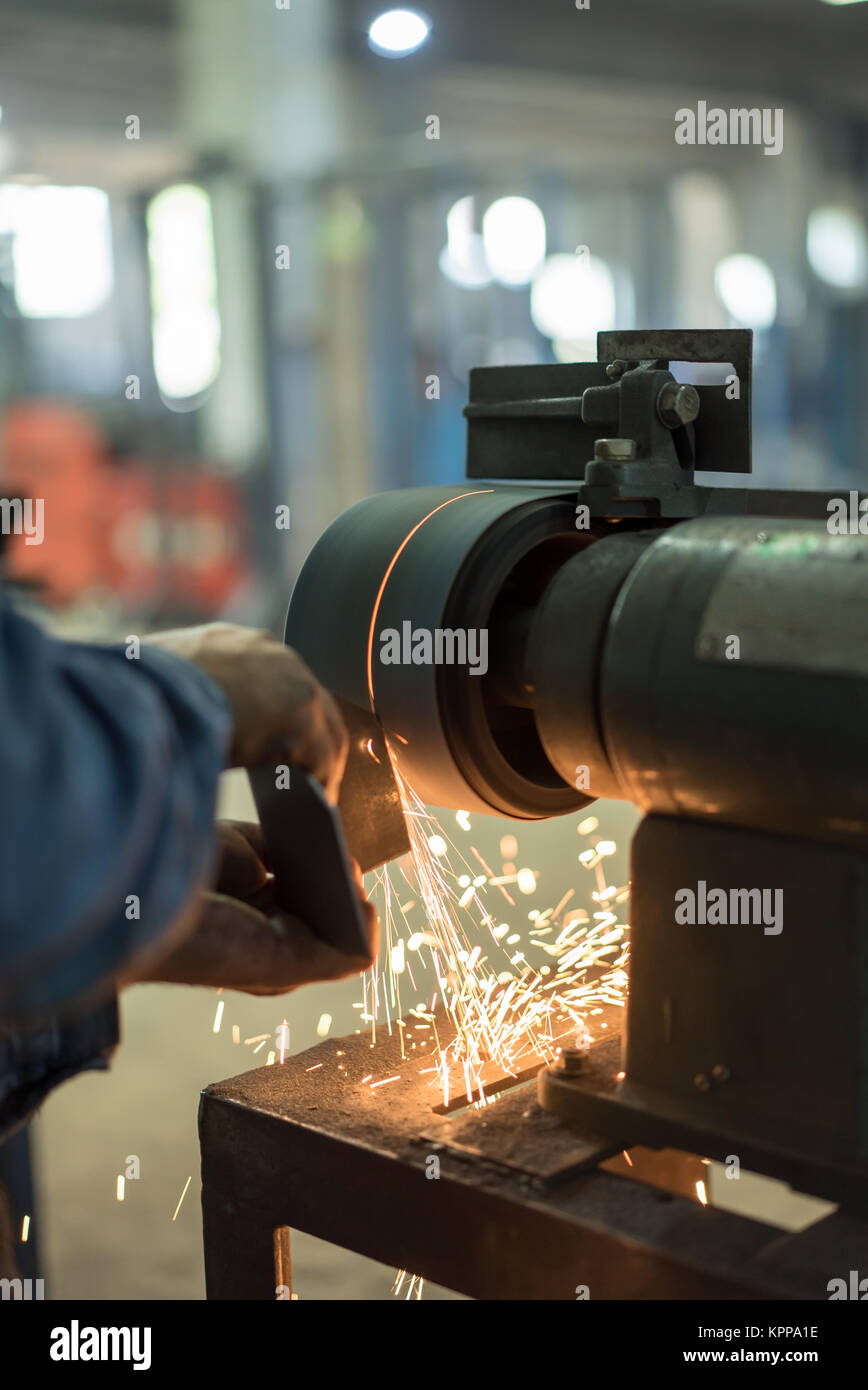 close-up of a worker's hands Stock Photo - Alamy