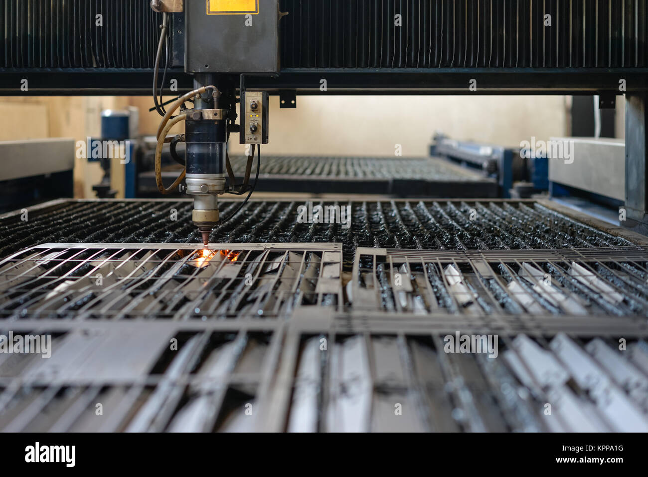 robotic arm with a laser head Stock Photo - Alamy