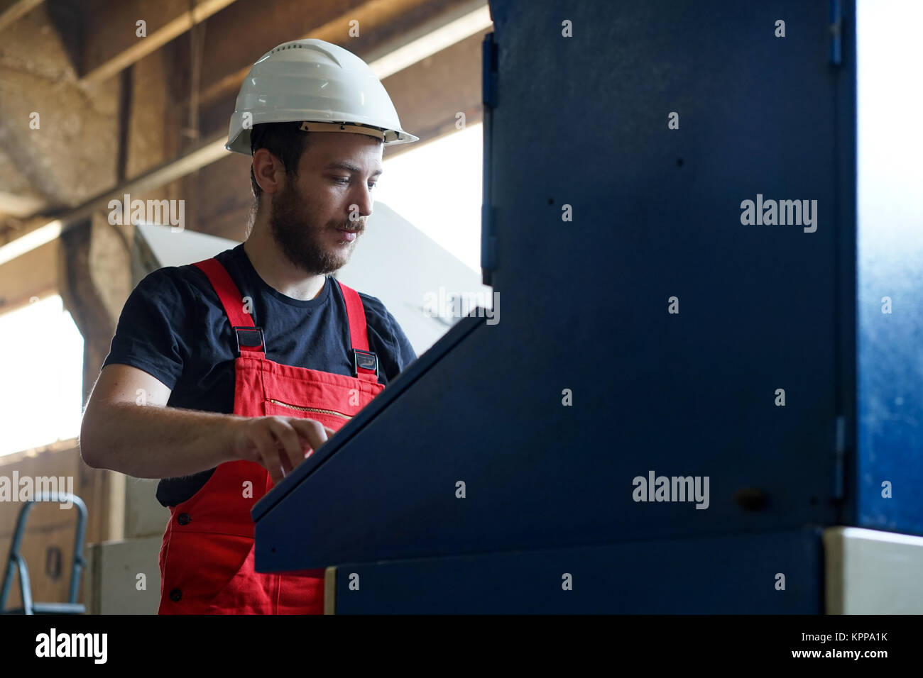 worker looking busy Stock Photo - Alamy