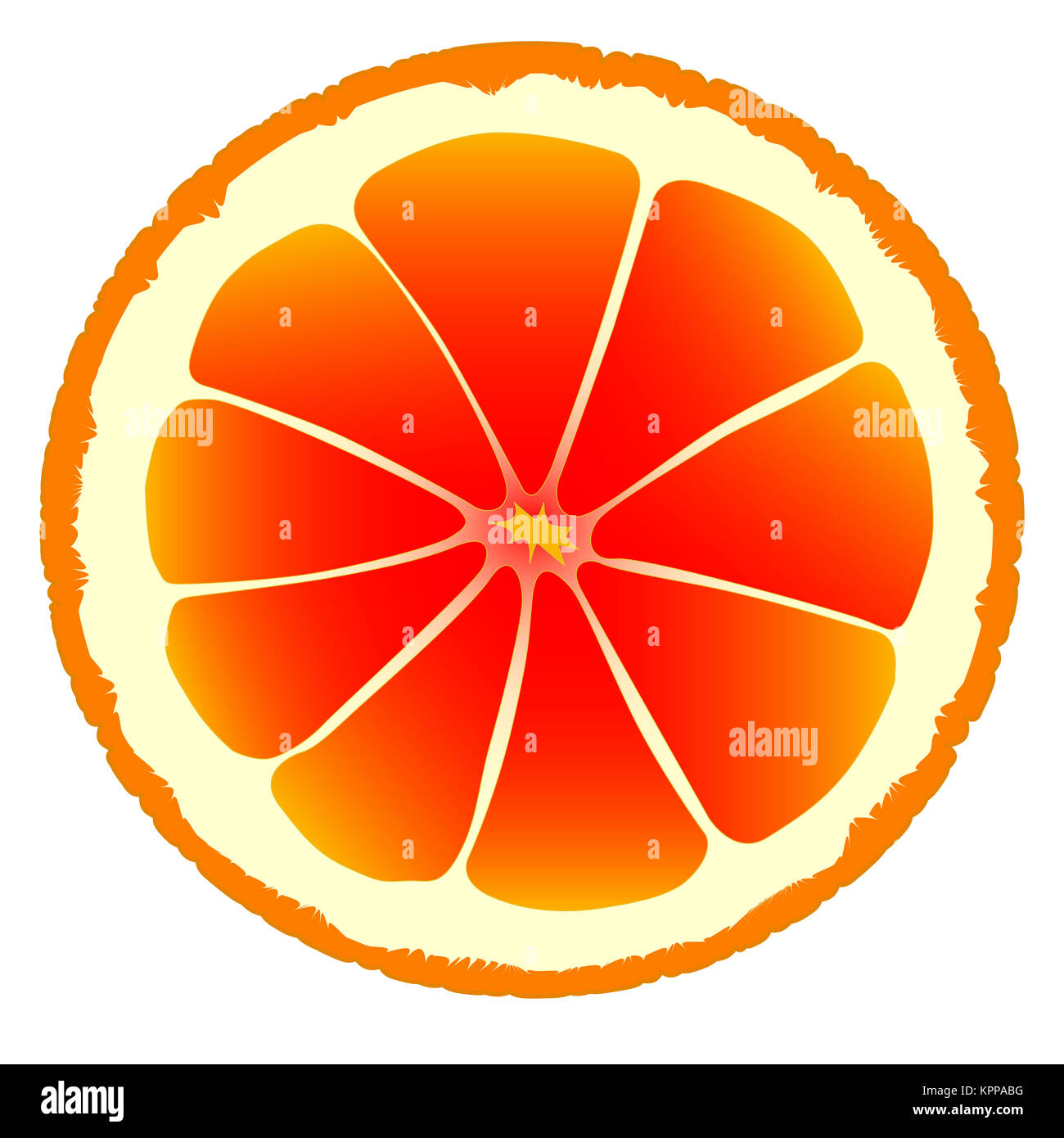 Blood orange fruit illustration hi-res stock photography and images - Alamy