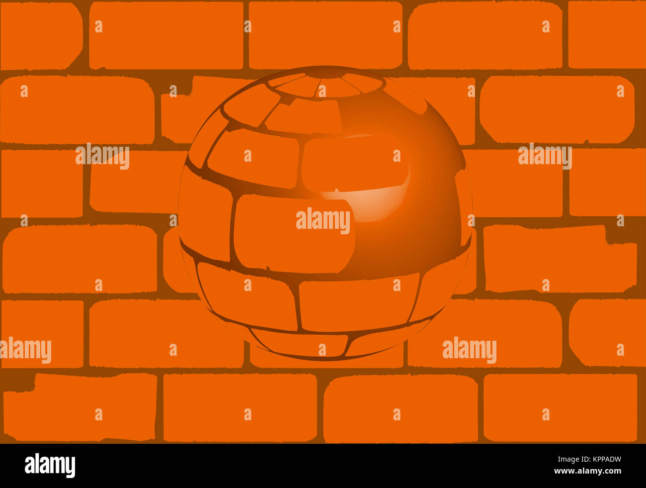 House Brick Ball Stock Photo - Alamy